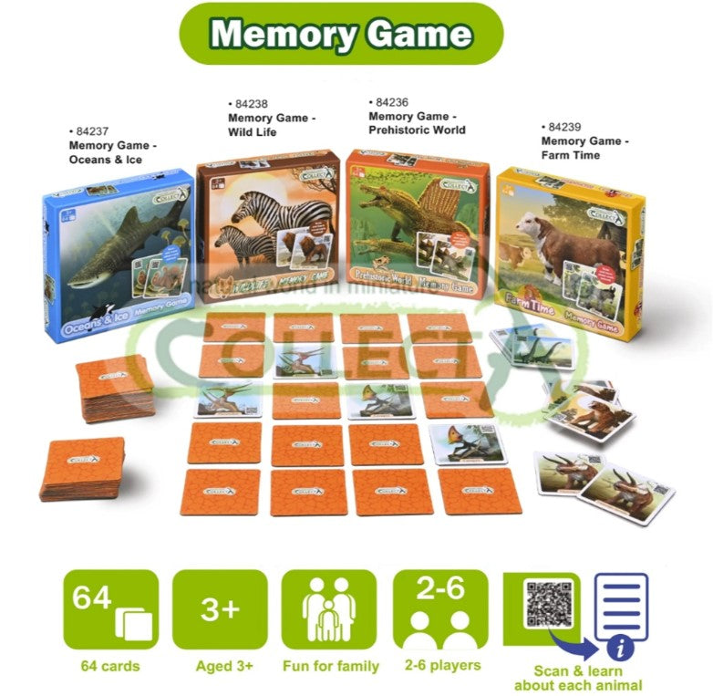 Farm Time Memory Game - Collecta – The Canterbury Playcentre Shop