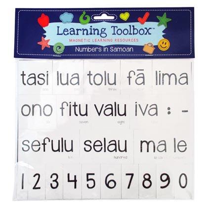 Magnetic Samoan Numbers - Learning Toolbox – The Canterbury Playcentre Shop