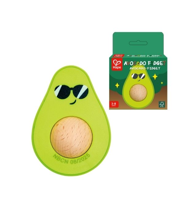Avocado Fidget Toy - Hape – The Canterbury Playcentre Shop