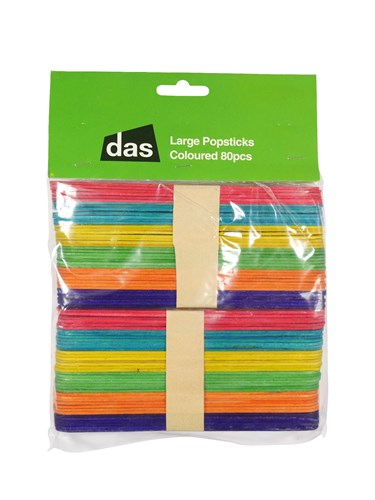 Popsticks - Coloured Large 80pc – The Canterbury Playcentre Shop
