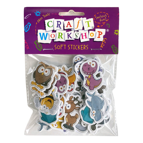 Soft Stickers - Animals 32pc – The Canterbury Playcentre Shop